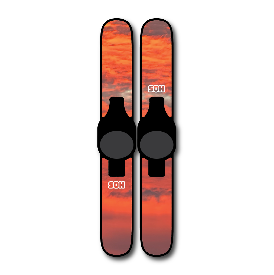 SlideofHand Finger Skis (Sunrise) | Mini Skis for your Fingers!